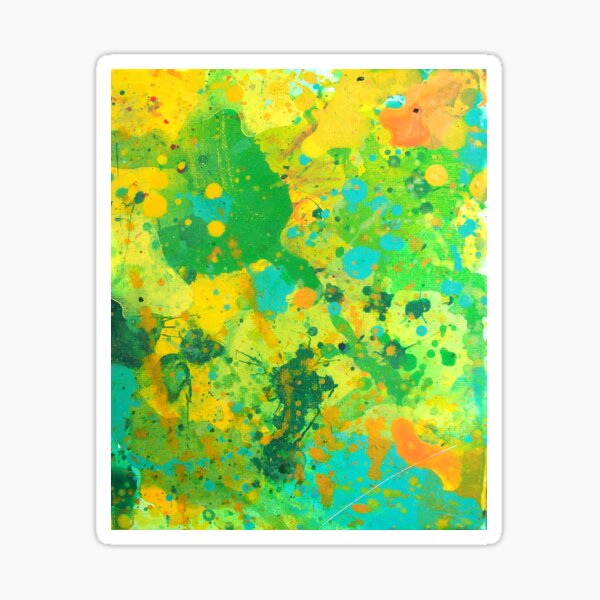 "Abstract 36" Sticker for Sale by palebluecorpse | Redbubble