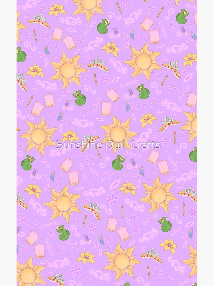 "Rapunzel Pattern " Poster for Sale by HunterAtHeart | Redbubble