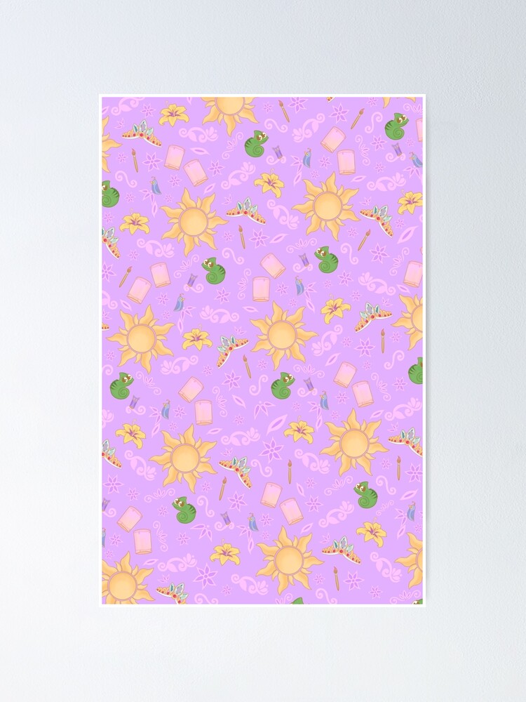 "Rapunzel Pattern " Poster for Sale by HunterAtHeart | Redbubble