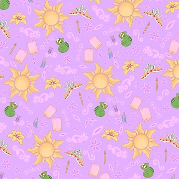 "Rapunzel Pattern " Journal for Sale by Sunshine Owl Crafts | Redbubble