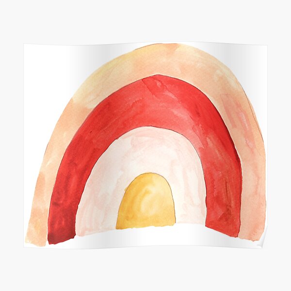 "Watercolor rainbow" Poster for Sale by anna0711 | Redbubble