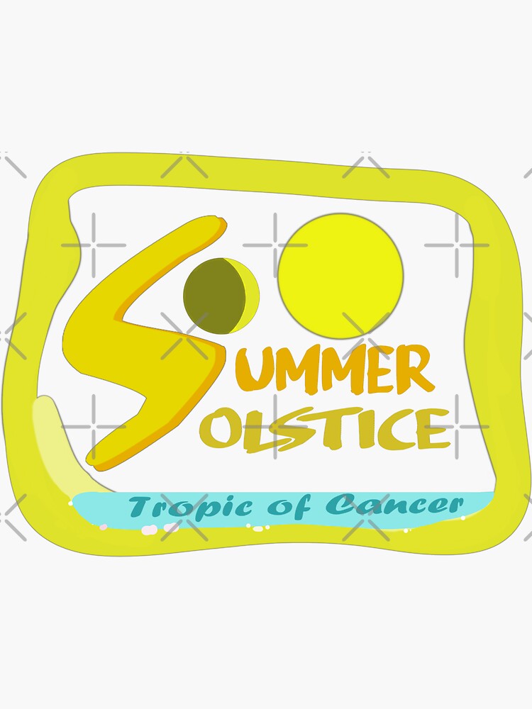 "Summer Solstice" Sticker by Geomoon | Redbubble