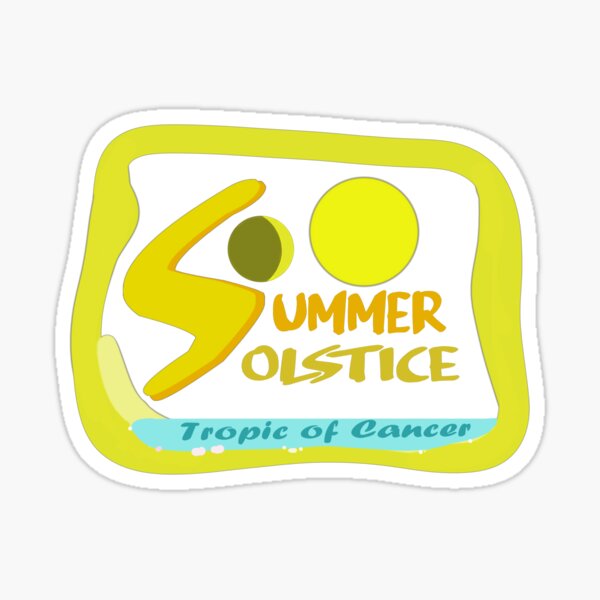 "Summer Solstice" Sticker by Geomoon | Redbubble