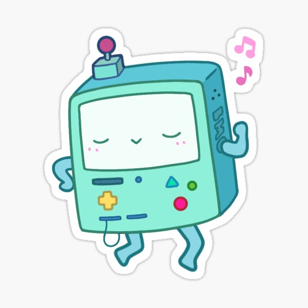 "BMO dance" Sticker for Sale by Runilaster | Redbubble