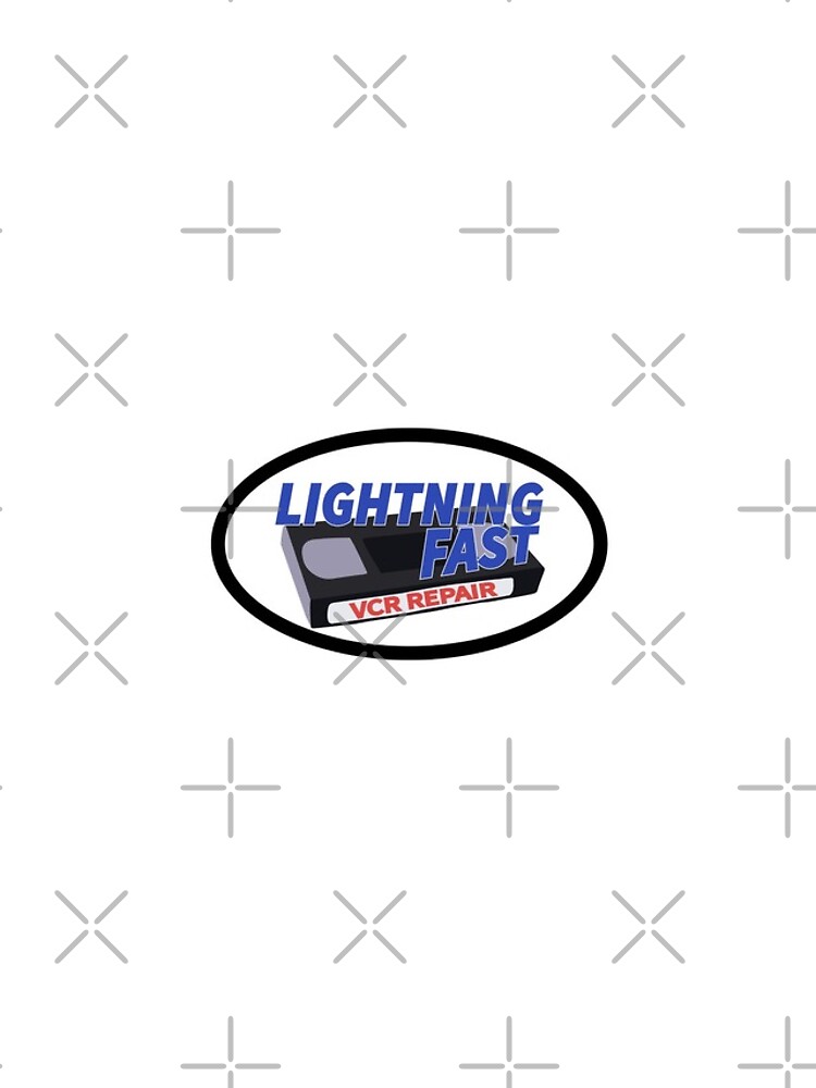 "lightning fast vcr repair logo" iPhone Case for Sale by cameronbaba ...