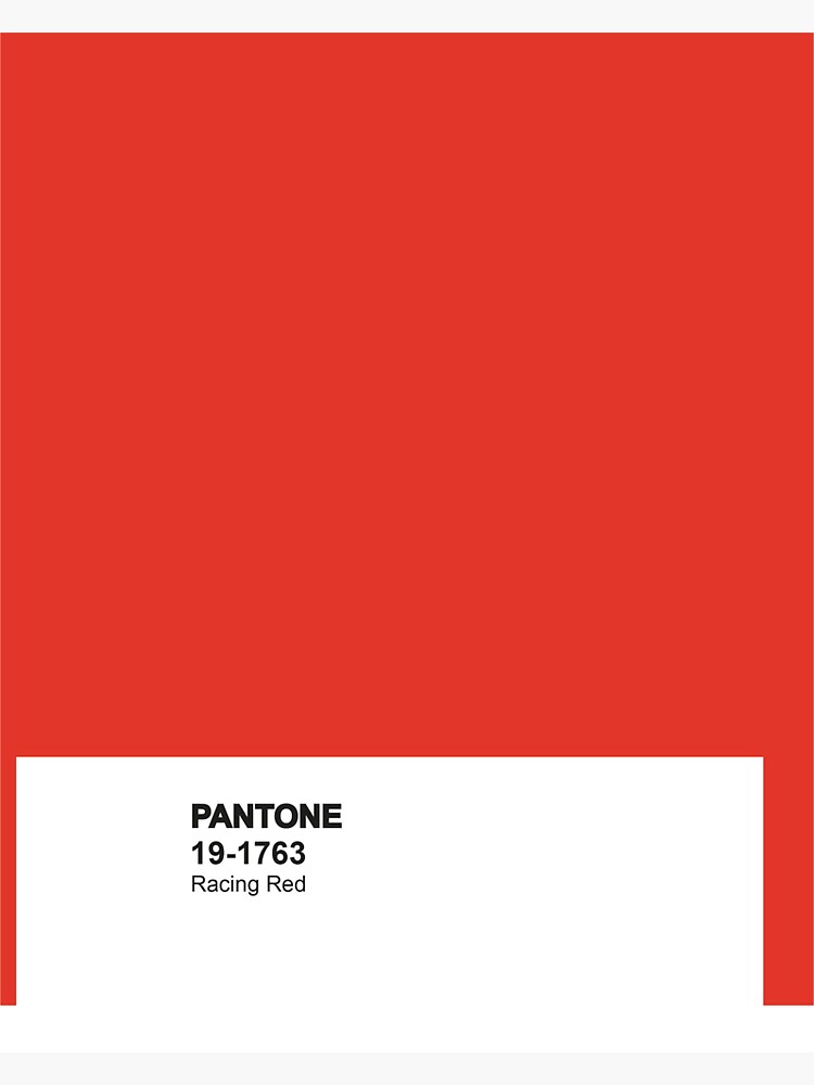 "Pantone RED" Sticker by lealeactr | Redbubble