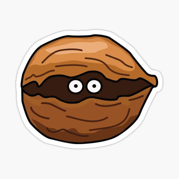 "Cute In a nutshell" Sticker for Sale by DanandDee | Redbubble