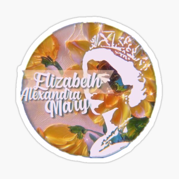 "queen elizabeth sticker" Sticker by olinee | Redbubble