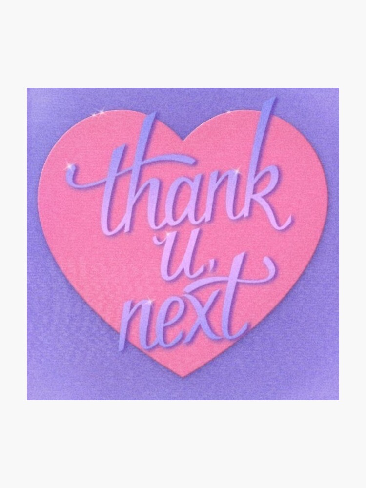 "thank you next " Sticker by A44y1234 | Redbubble