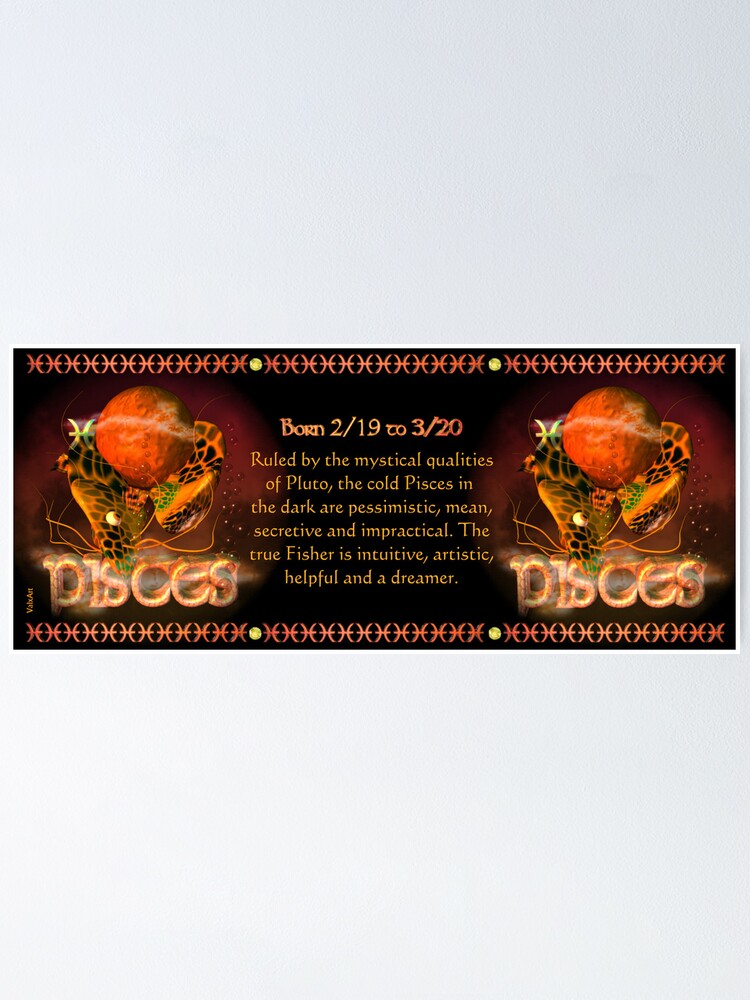 "Valxart Gothic Pisces zodiac astrology Born 2/19 to 3/20 and Ruled by ...