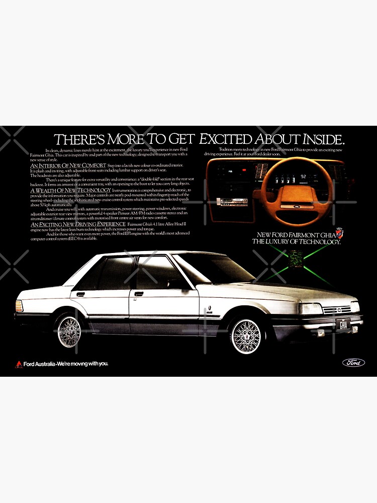 "FORD FAIRMONT GHIA" Sticker for Sale by ThrowbackM2 | Redbubble