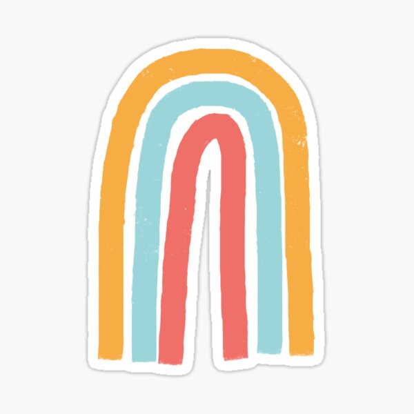"vsco rainbow sticker" Sticker by haileywr | Redbubble