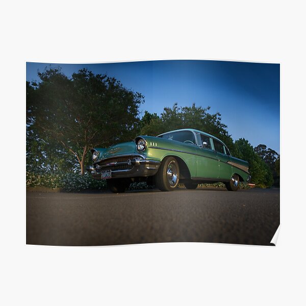 "57 Chevy" Poster by AndyFeltonPix | Redbubble