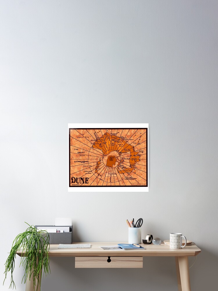 "DUNE Map" Poster for Sale by LuluStardust | Redbubble