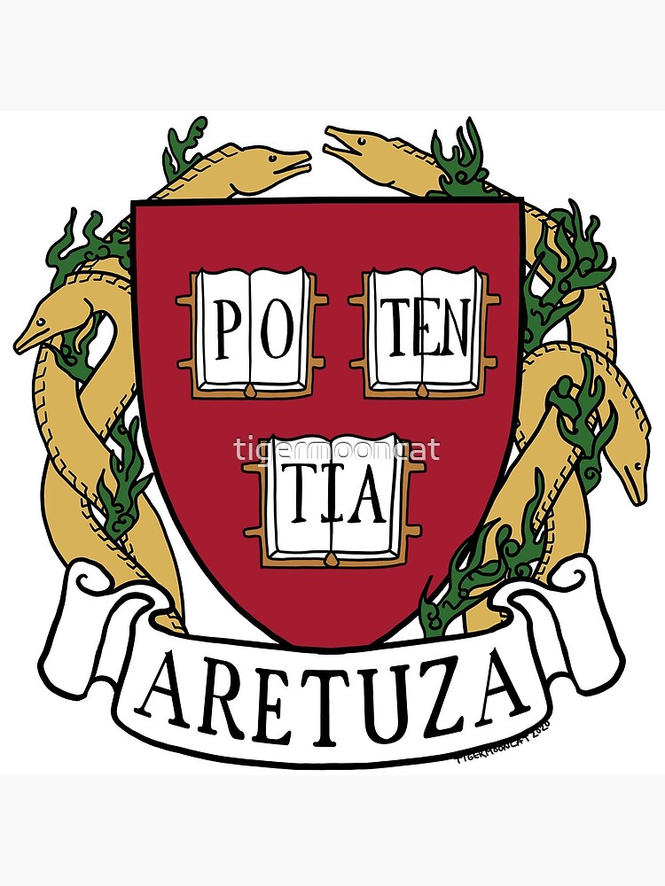 Póster «Aretuza - Escudo de armas de la universidad» de tigermooncat ...