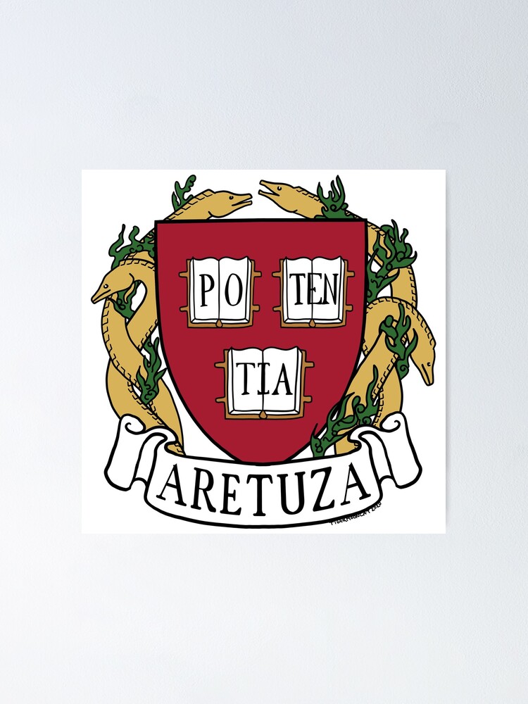 Póster «Aretuza - Escudo de armas de la universidad» de tigermooncat ...