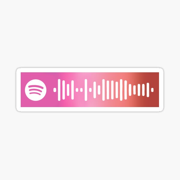 "girls - girl in red spotify code - lesbian pride flag gradient ...