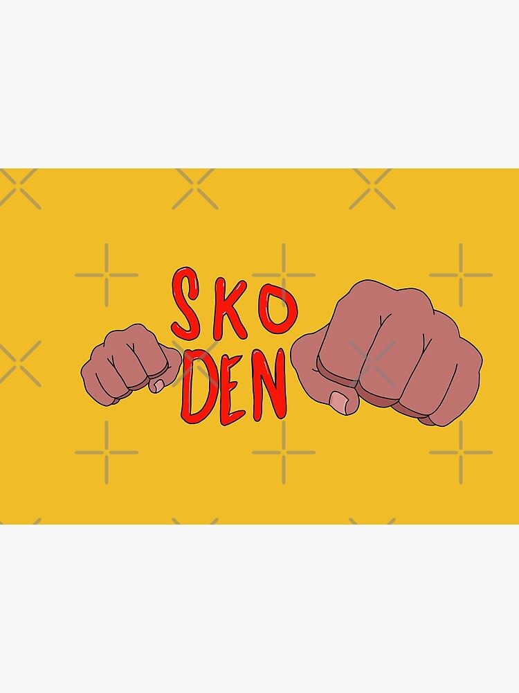 "Sko den [fists] " Mask for Sale by charmaiiinef | Redbubble