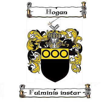 "Hogan Family Crest and Motto" Poster for Sale by Hibernia29 | Redbubble
