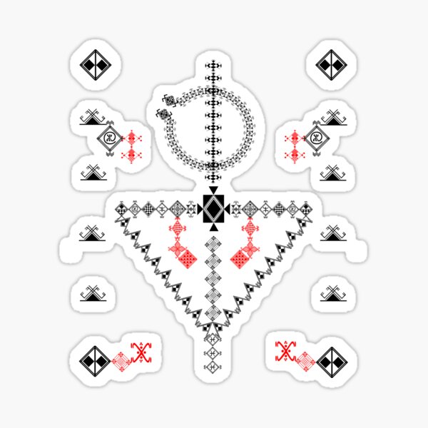 Sticker « Motifs kabyles berbère Amazigh art original », par aqvayli78 ...