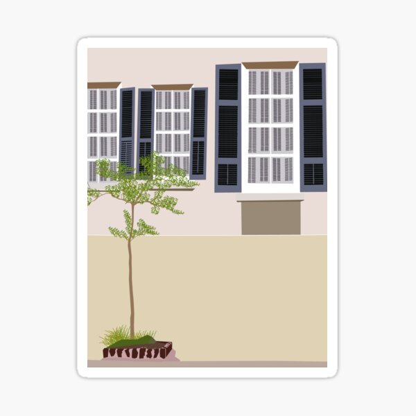 "Shutter Windows" Sticker by Devin-FK | Redbubble