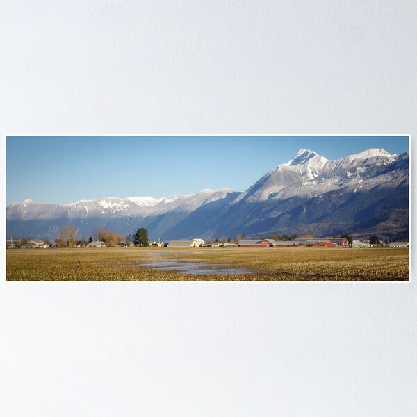 "Mt Cheam Guarding the Fraser Valley" Poster for Sale by SBawtinheimer ...