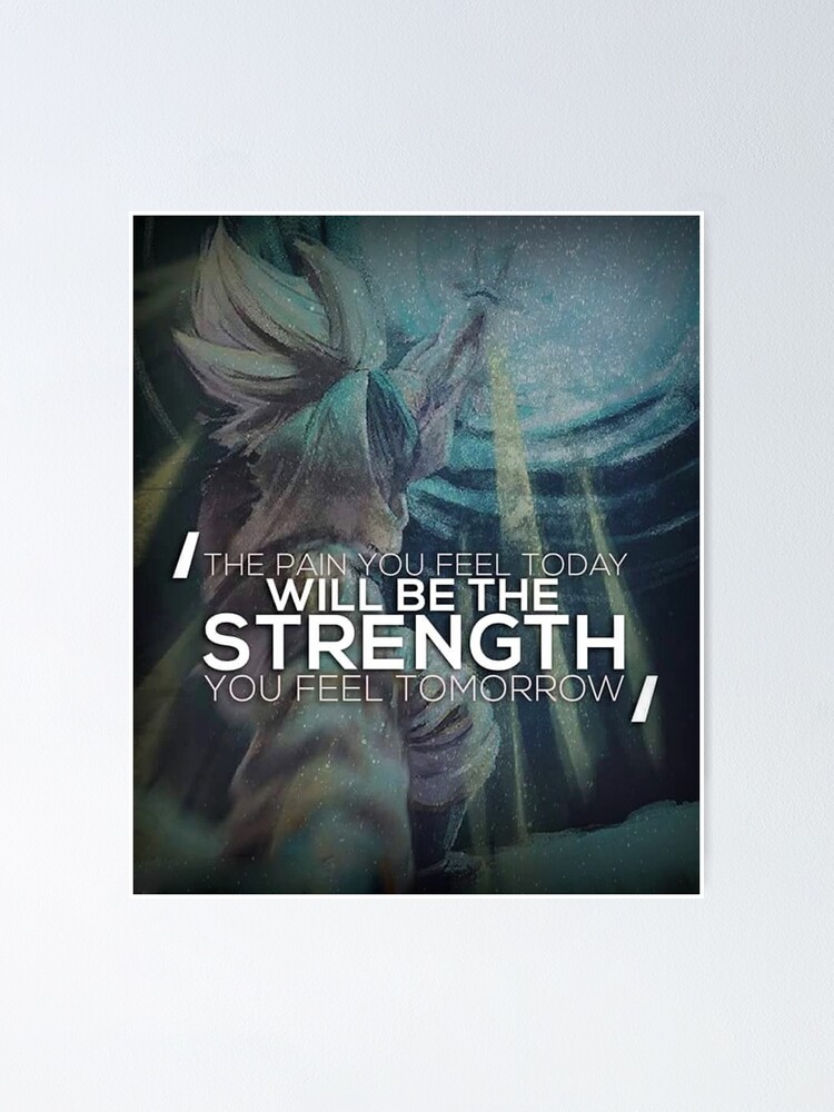 "Strength - Motivational" Poster by gohanflex | Redbubble