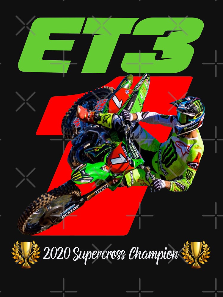 "Eli Tomac ET1 2020 SX Champ Supercross Champion ET3 Gift Red Number ...