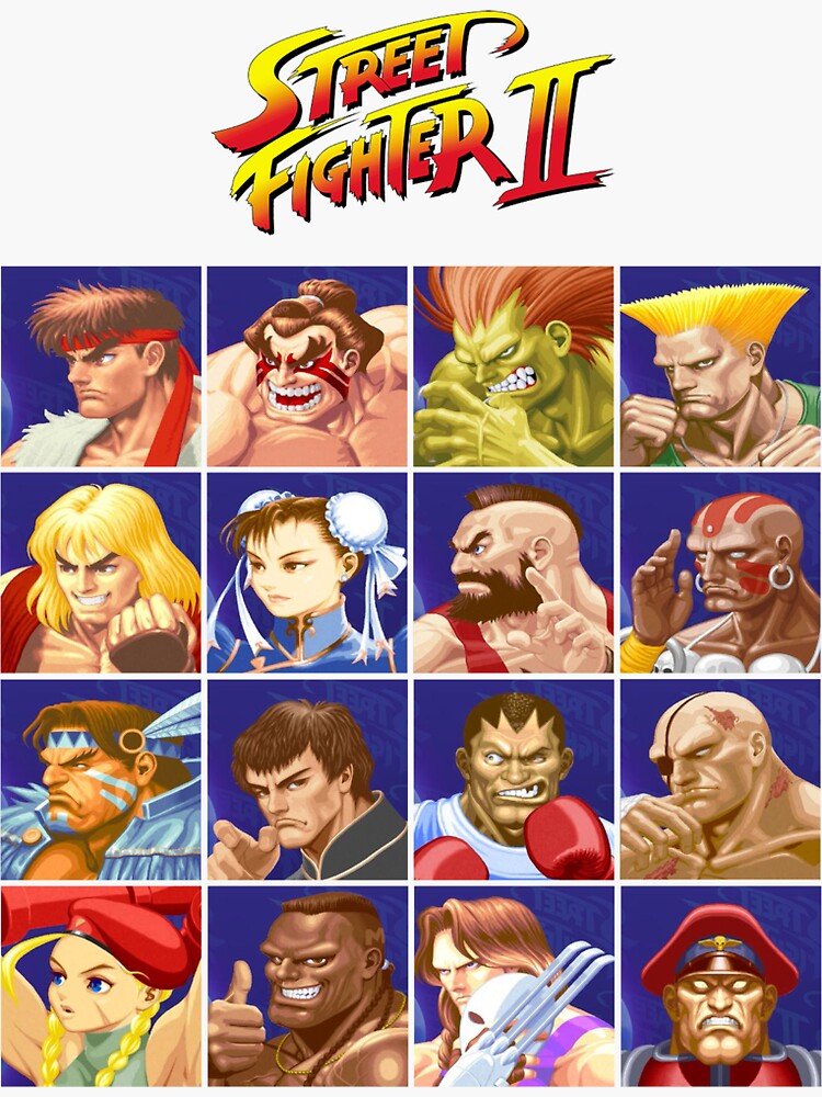 Street Fighter Characters List