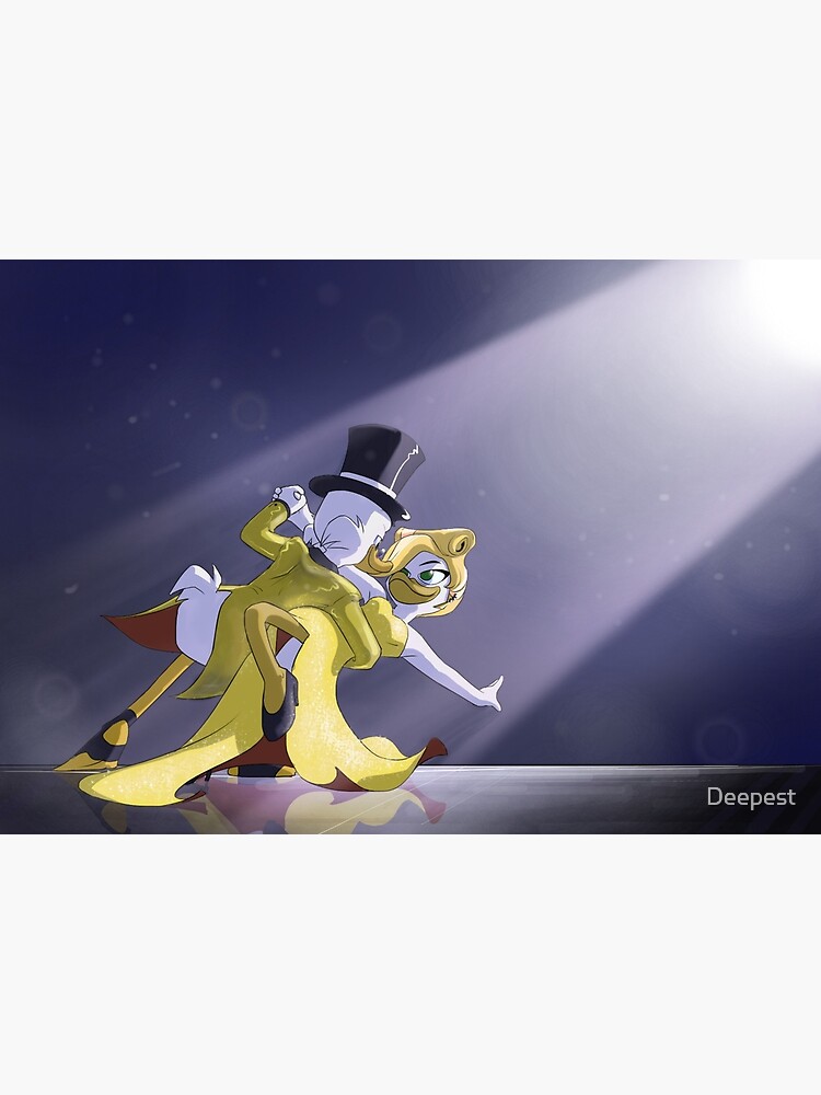 "A Glittering Dance - Scroldie" Art Print by Deepest | Redbubble