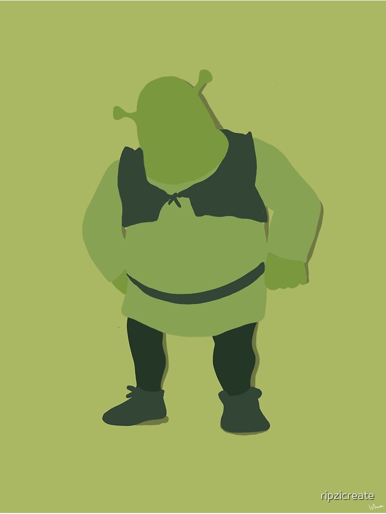 "Shrek Minimalistic " Photographic Print for Sale by ripzicreate ...