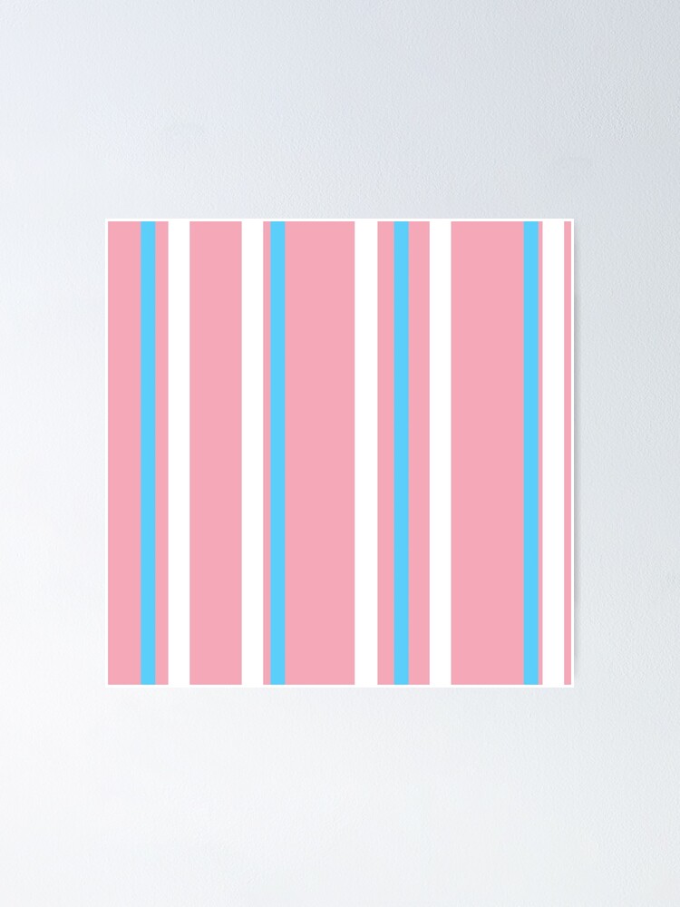 "vintage trans stripe" Poster for Sale by Danterz00 | Redbubble