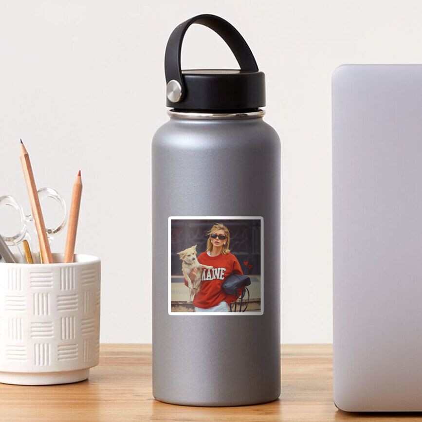 "Hailey Bieber " Sticker by cristinacasf24 | Redbubble