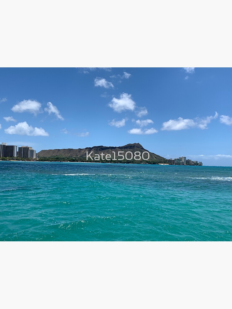 "Oahu, Hawaii Diamond Head" Sticker by Kate15080 | Redbubble