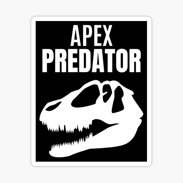 "Apex Predator - T-Rex skull" Sticker for Sale by RIVEofficial | Redbubble