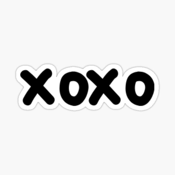 "XOXO sticker" Sticker by maddiecaherly | Redbubble
