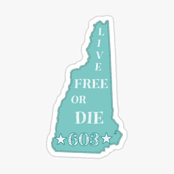 "nh 603 " Sticker by saraheward | Redbubble