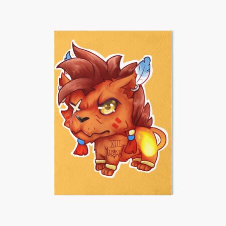 "Chibi Red XIII" Art Board Print by KatSakuSaku | Redbubble