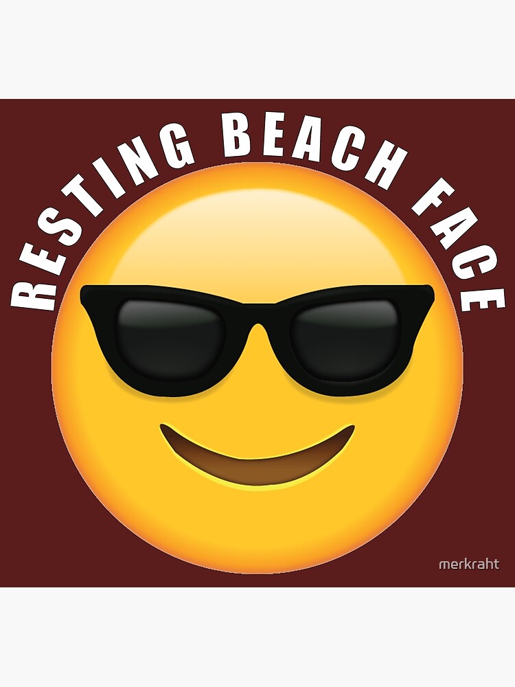 "Beach Cover Up Gifts - Resting Beach Face Funny Gift Ideas for Ocean ...