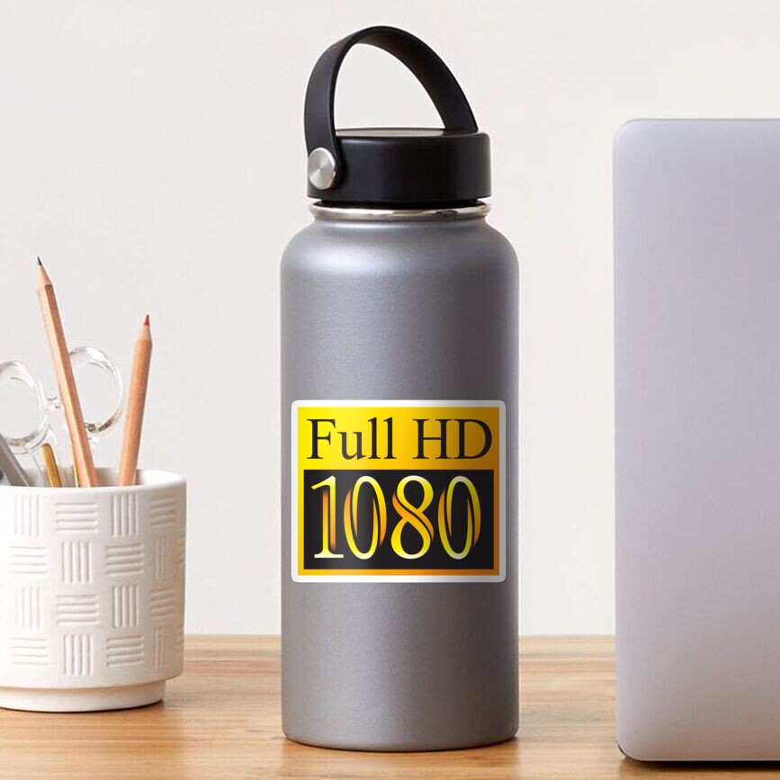 "Full HD 1080 Logo for Redbubble " Sticker by YKRajput | Redbubble