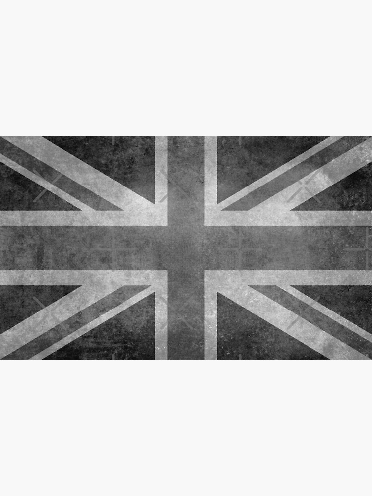 "Union Jack Vintage 3:5 Version in grayscale" Poster for Sale by ...