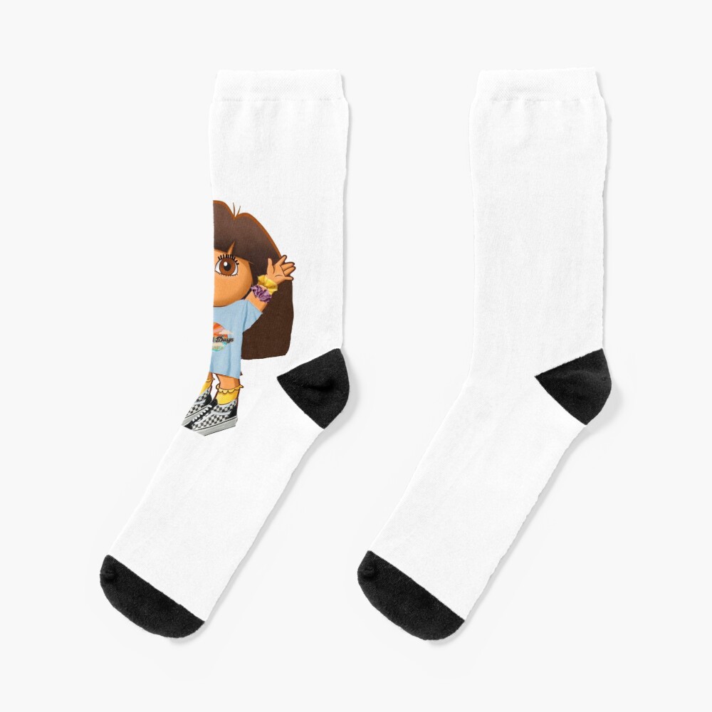 "dora as a vsco!!" Socks by alicebaxterxo | Redbubble