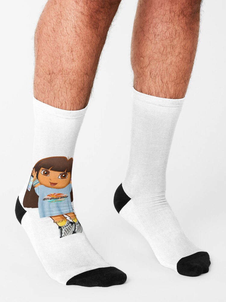 "dora as a vsco!!" Socks by alicebaxterxo | Redbubble