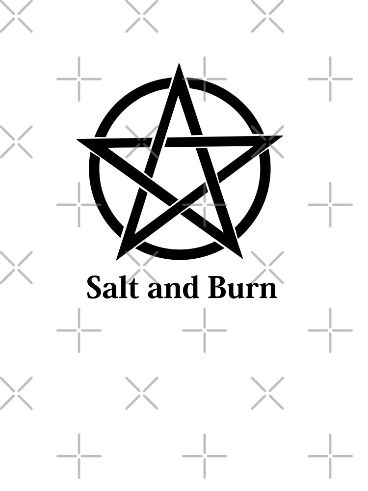 "salt and burn protection against evil spirits " Canvas Print by ...
