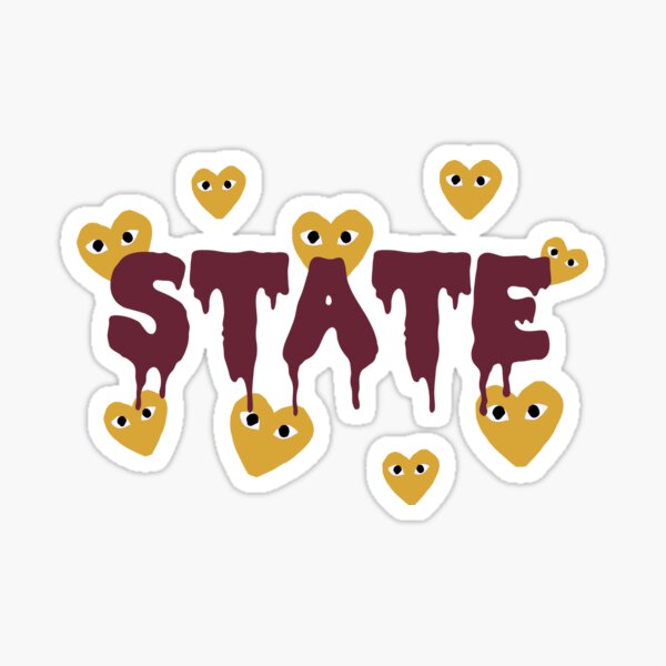 "state" Sticker for Sale by talialevyy | Redbubble