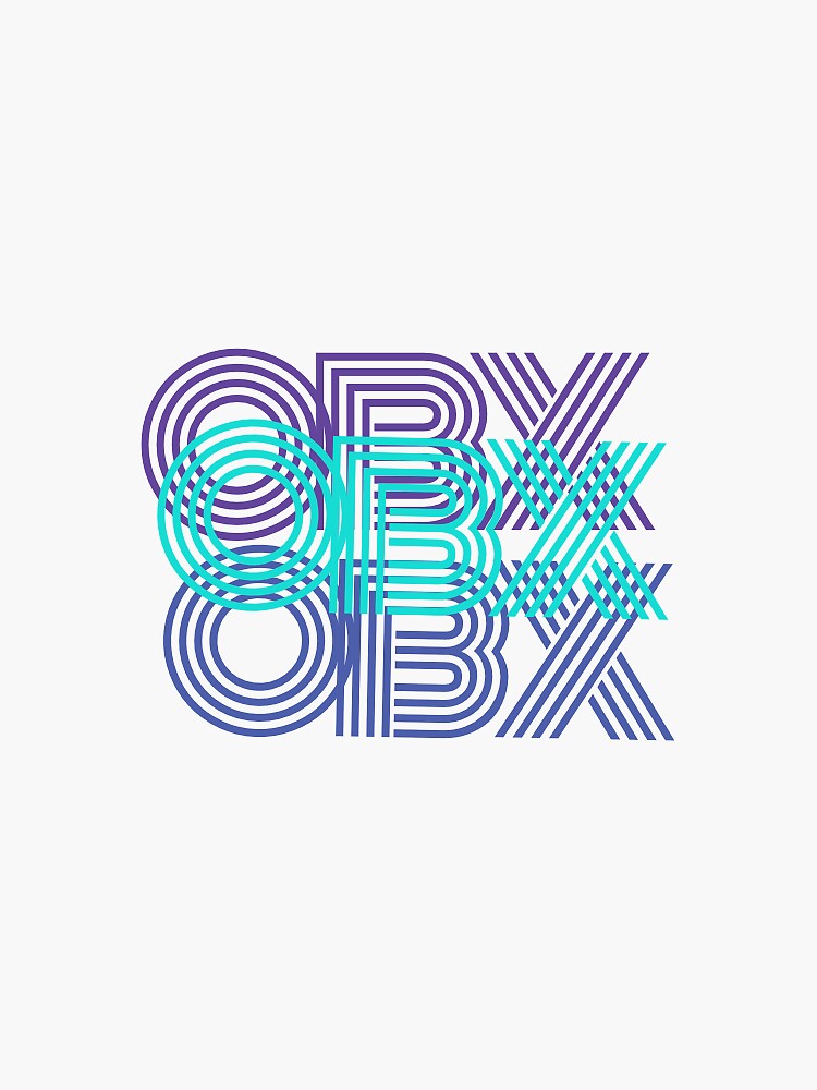 "OBX- Outer Banks- design 2" Sticker for Sale by elelyn | Redbubble