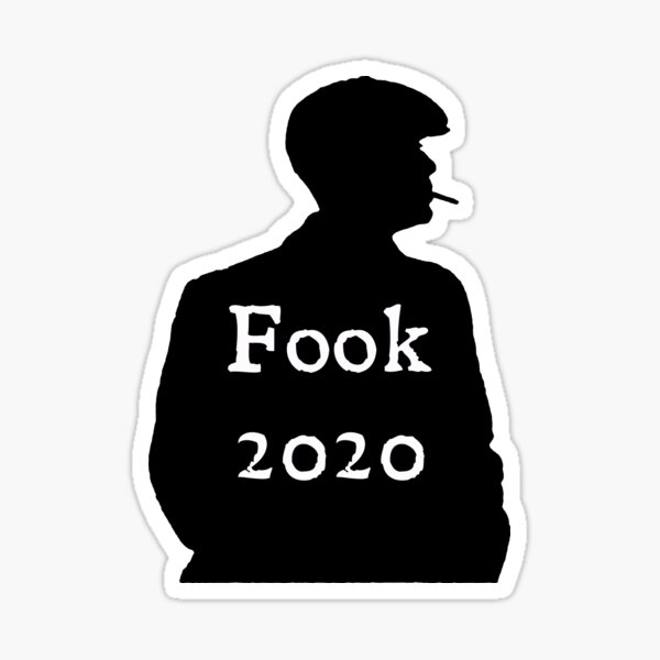 "Fook 2020" Sticker for Sale by DafyddEm | Redbubble