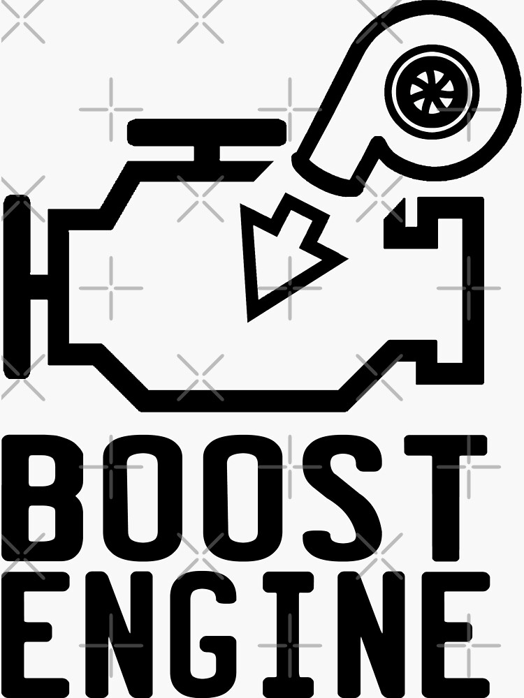 "Boost engine check engine light" Sticker for Sale by TswizzleEG ...