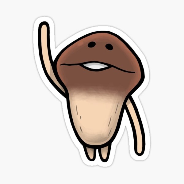 "Funghi-Touch Detective" Sticker for Sale by rocketeercody | Redbubble