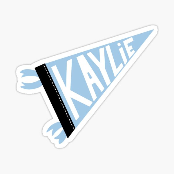 "Kaylie Banner/Pennant Sticker" Sticker by albrechtjk | Redbubble